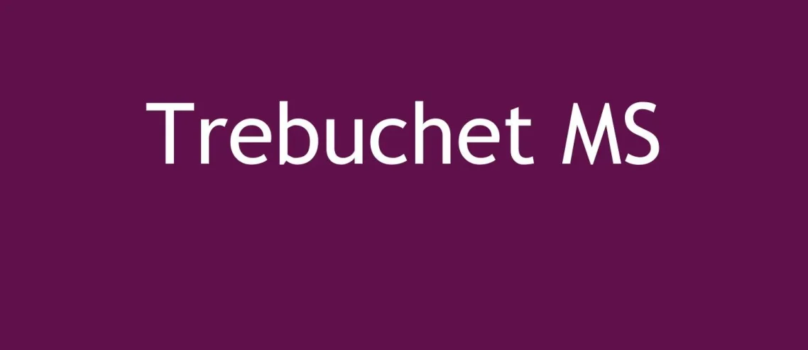 Trebuchet MS Font Free Download