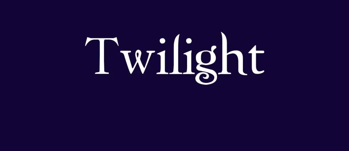 Twilight Font Free Download
