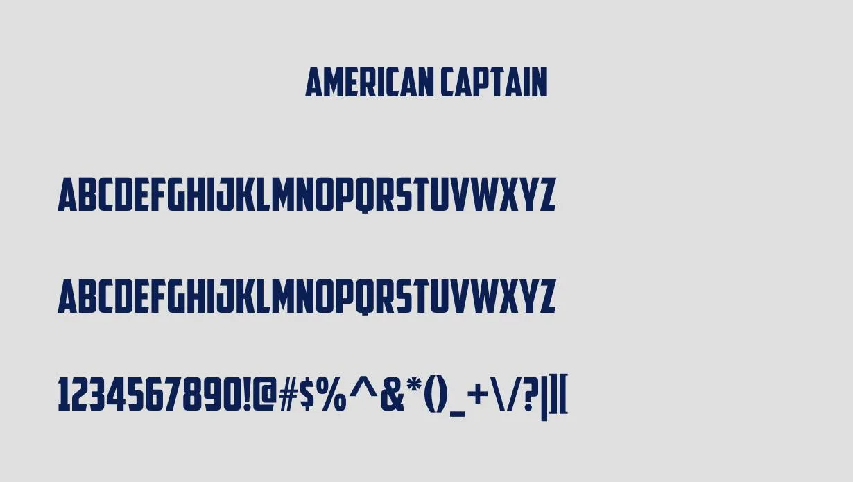 American Captain Font Free Download