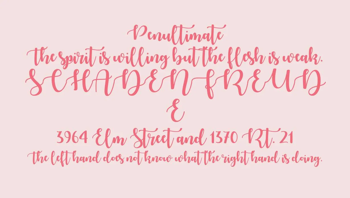 Autumn in November Font Free Download