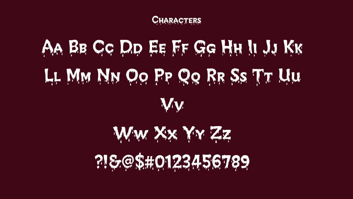 Creepy Font Free Download