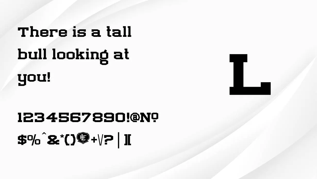 LHF Full Block Font Free Download