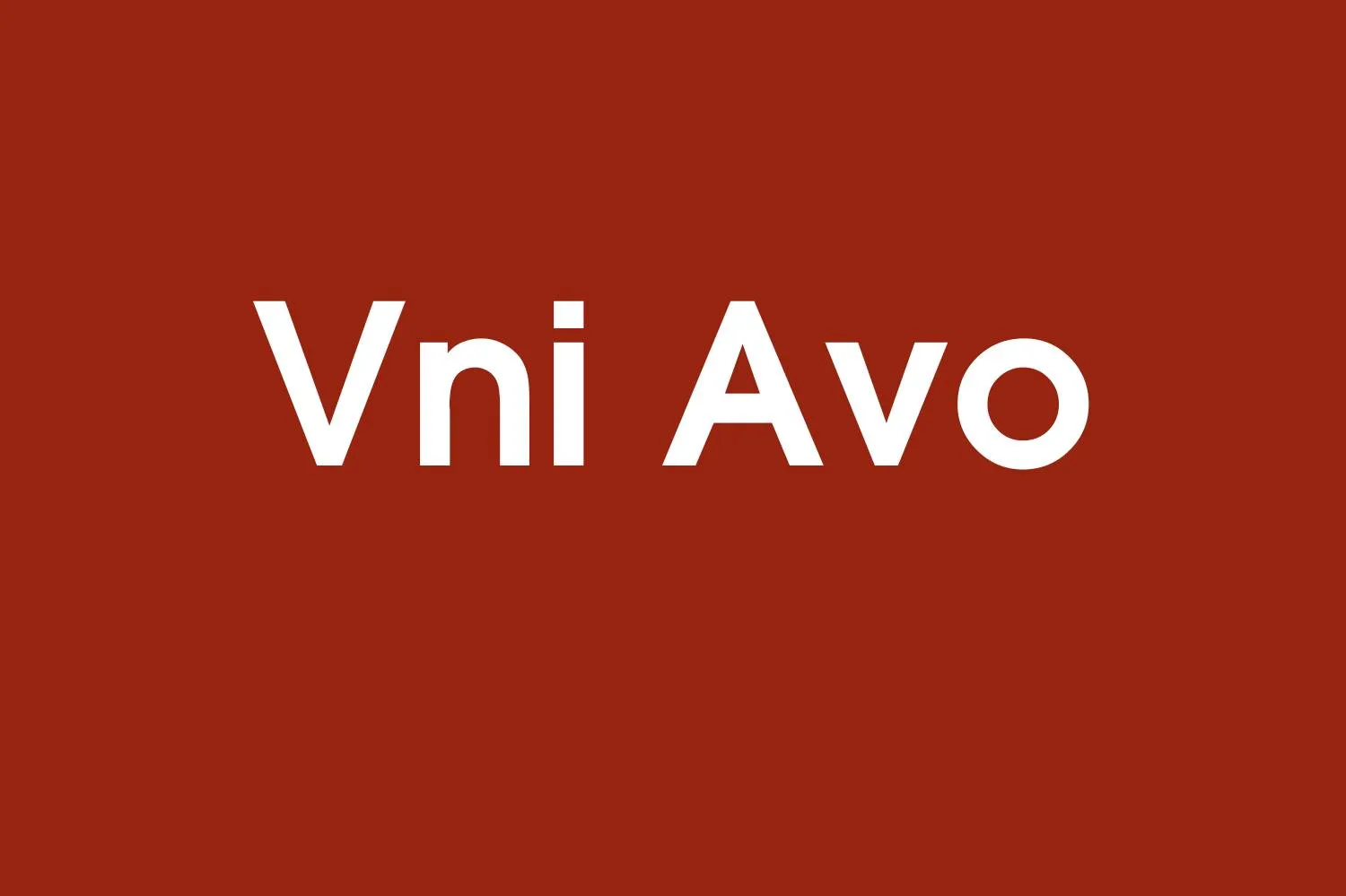 VNI-Avo Font Free Download